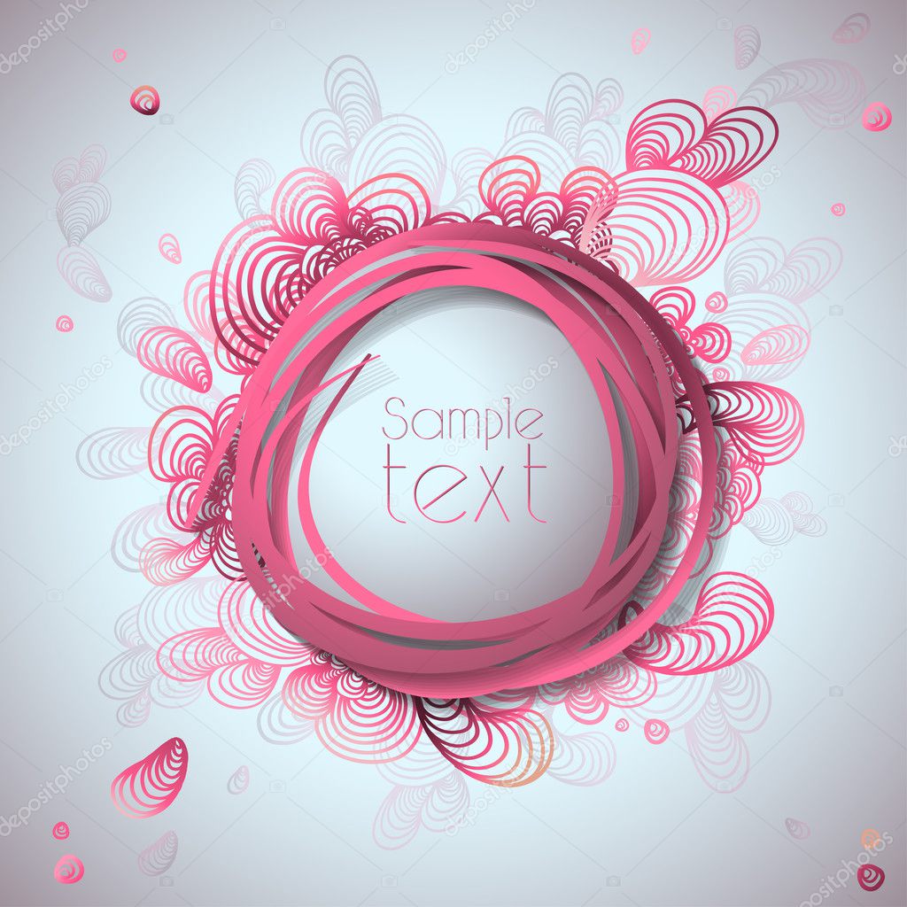 Abstract bubble vector illustration background. Stock Vector Image by ...