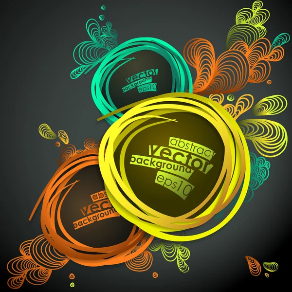 Funky graphic design - abstract background — Stock Vector © Lorelinka ...