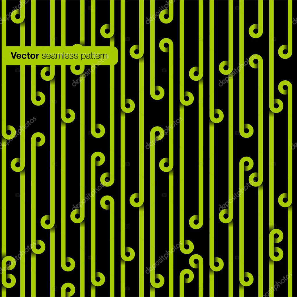 Lines and loops pattern Stock Vector by ©Lorelinka 51517567