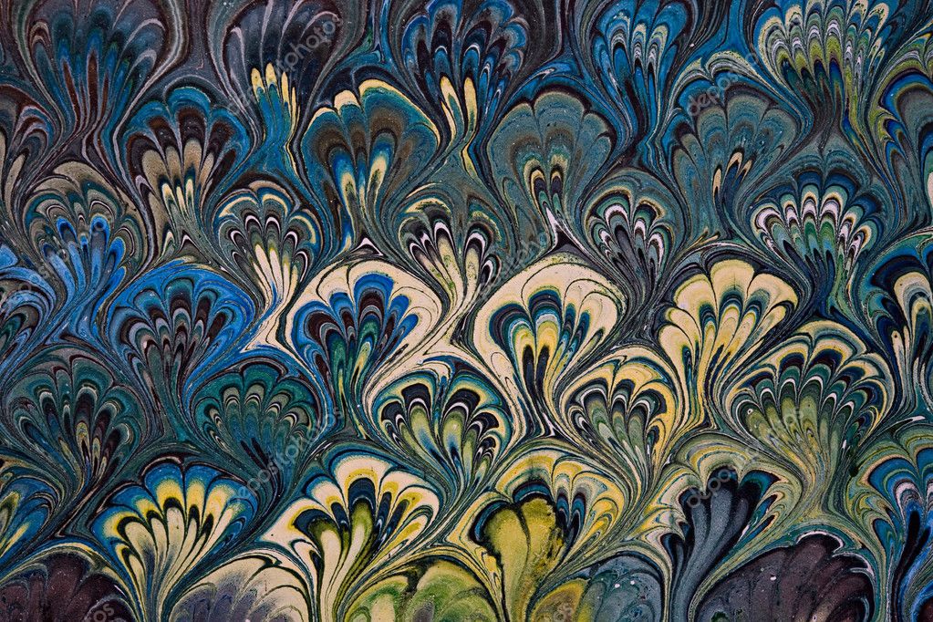 Vintage floral marbled pattern Stock Illustration by ©PHOTOLOGY1971 ...