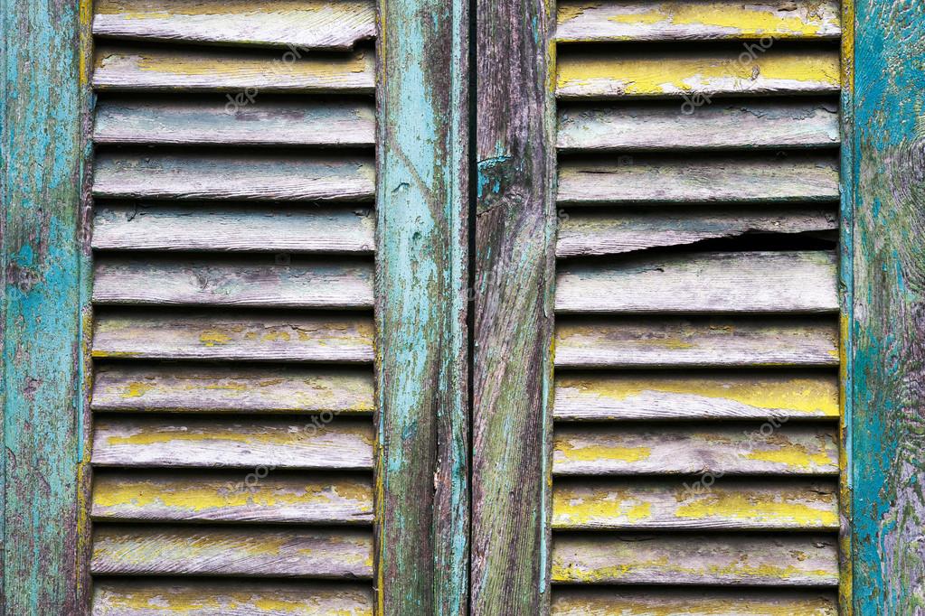 Old grunge wooden window shutters — Stock Photo © PHOTOLOGY1971 #26133431