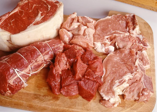 Tray of assorted red meat — Stock Photo © PHOTOLOGY1971 #19081513