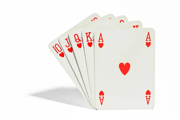 Royal flush. Playing cards Stock Photo by ©Timmary 36990333