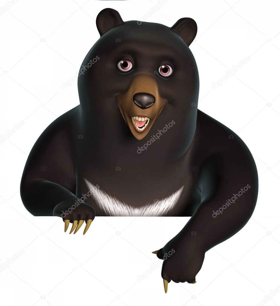 3d black bear — Stock Photo © bertoszig #13269484