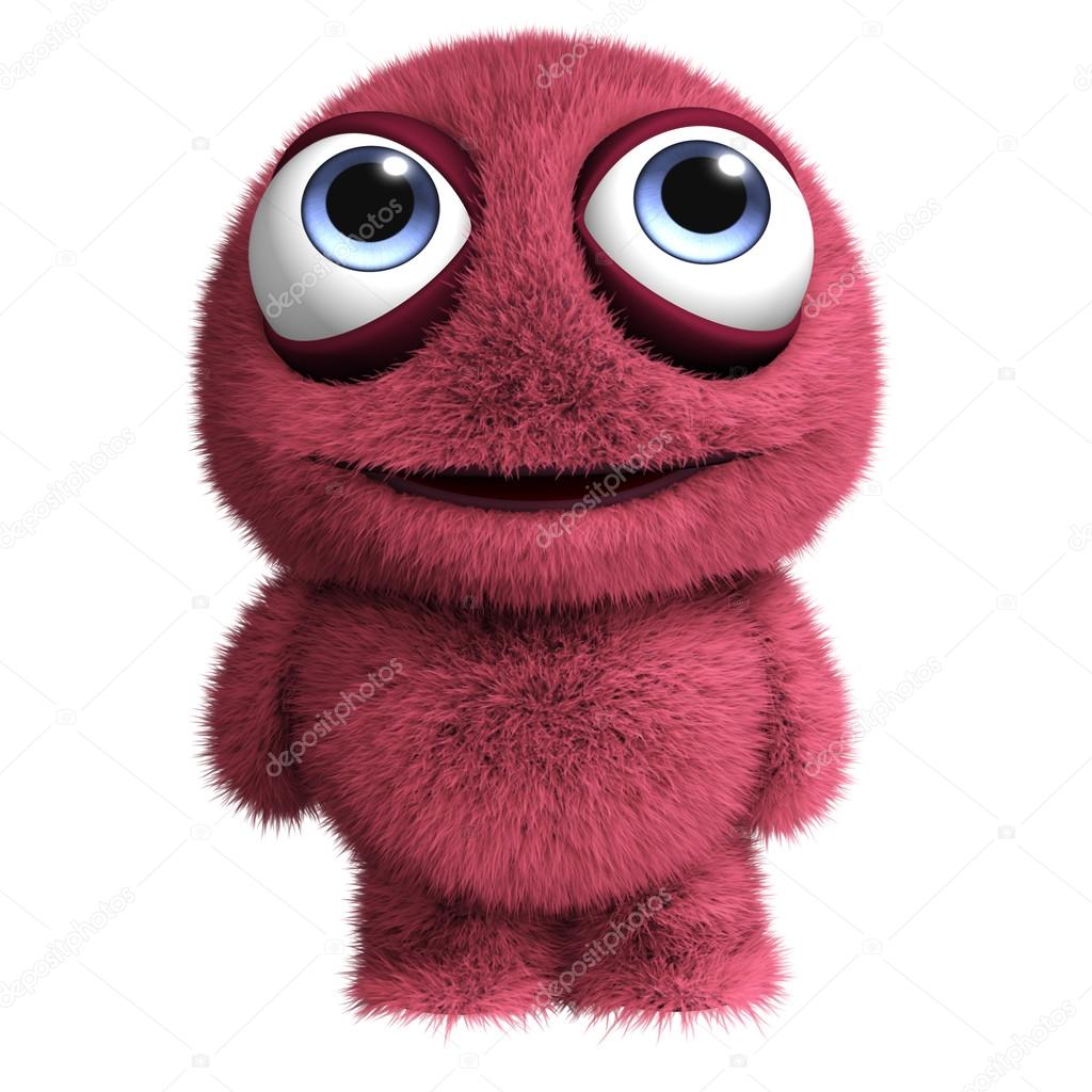 Niedliches rotes Alien - Stockfotografie: lizenzfreie Fotos © bertoszig ...