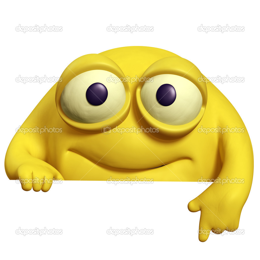 Yellow cute beast Stock Illustration by ©bertoszig #13302782