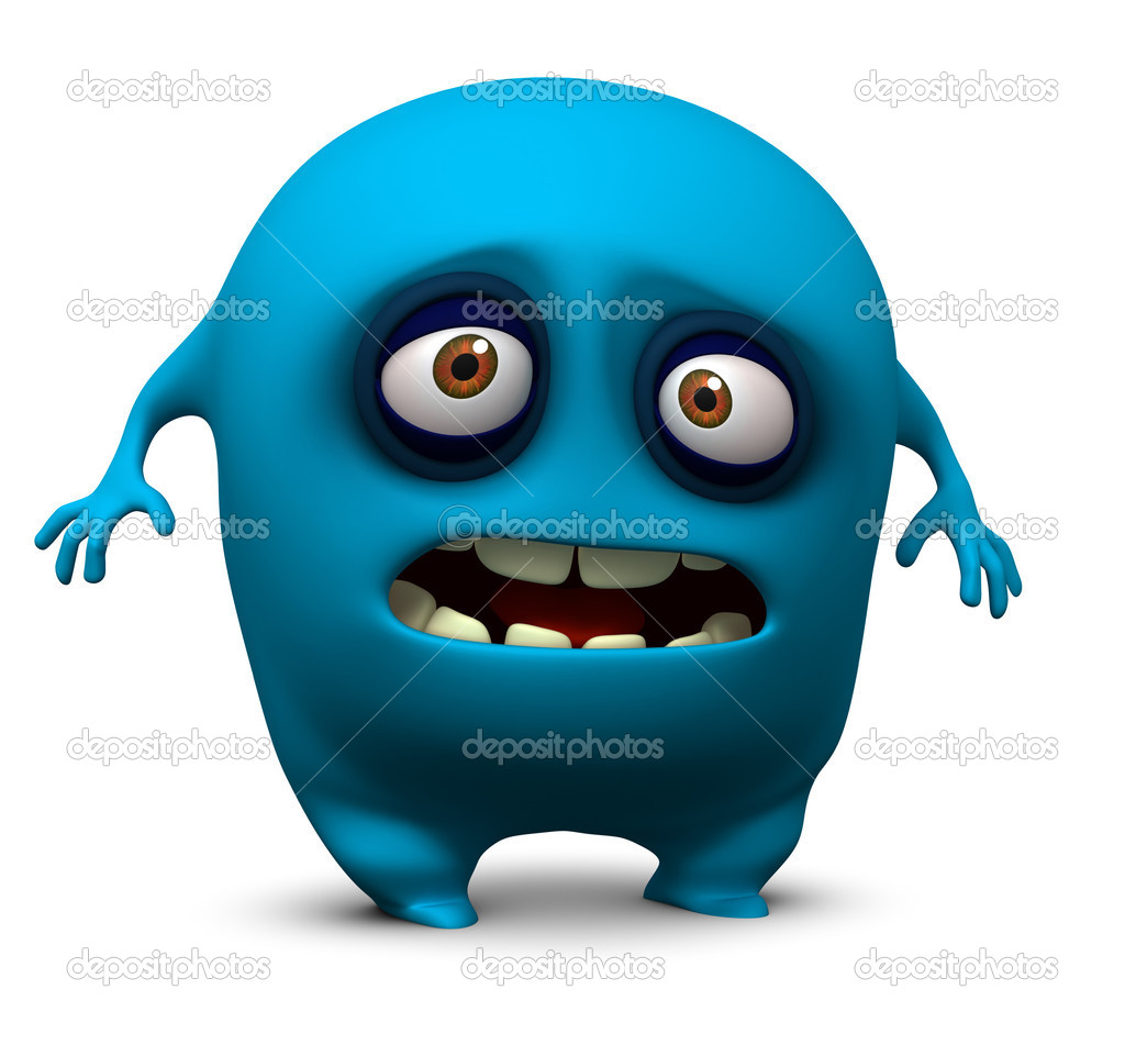 Blue beast Stock Illustration by ©bertoszig #13303323