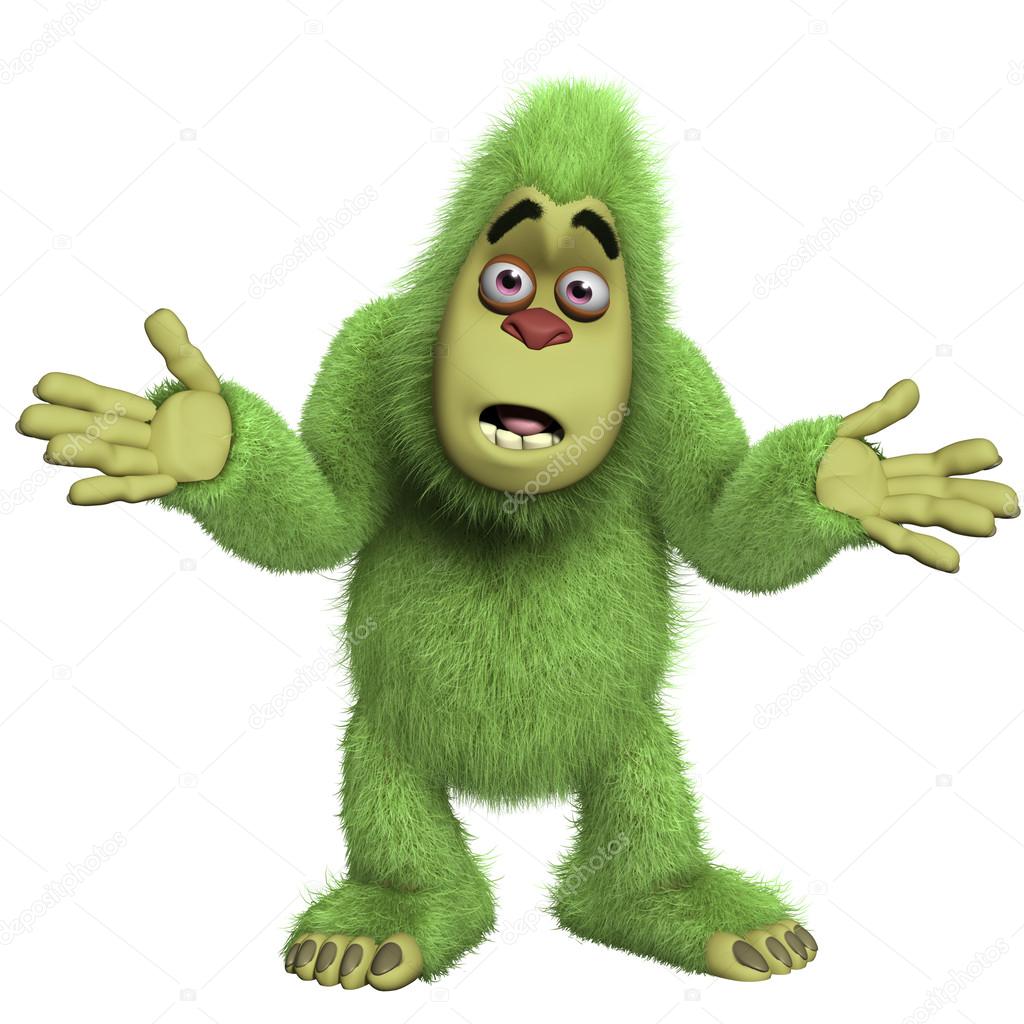 Yeti verde — Foto de stock #13303721 © bertoszig