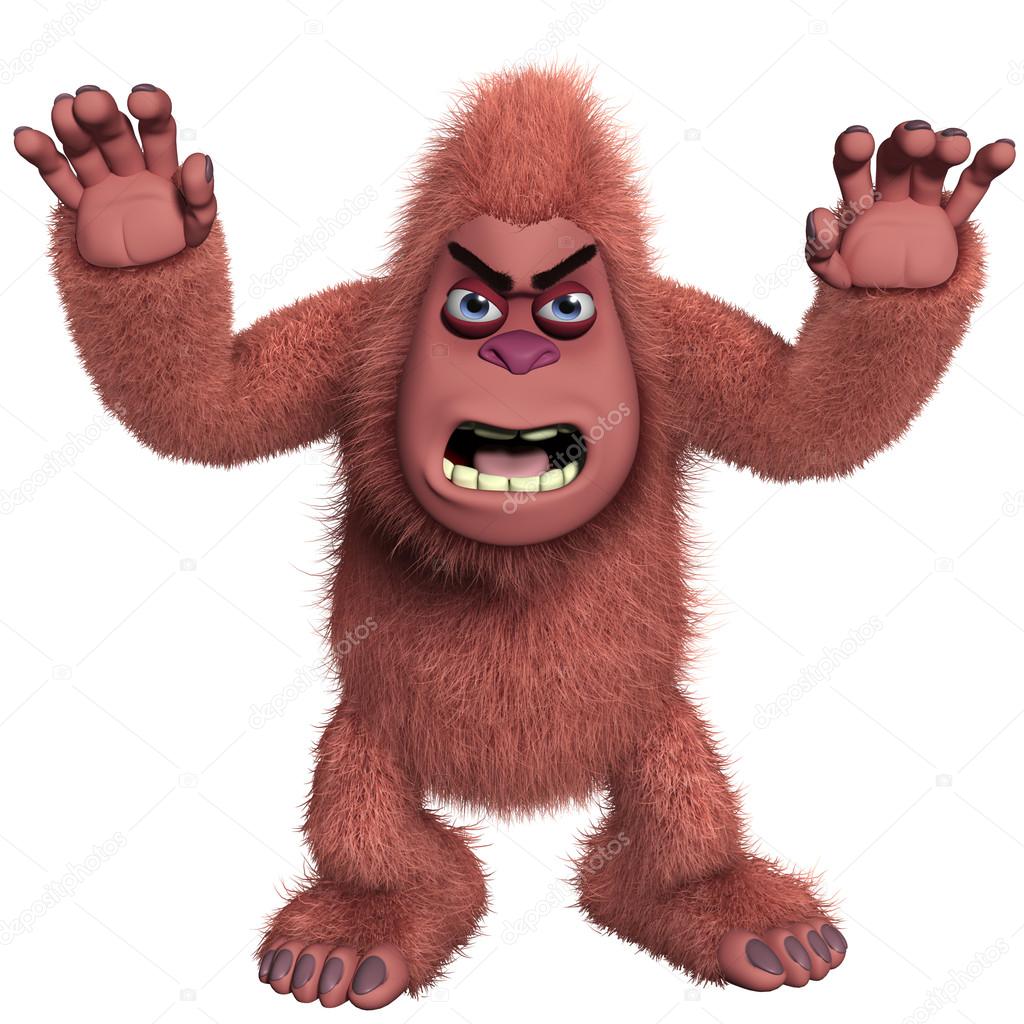 Horror red yeti Stock Photo by ©bertoszig 13303795