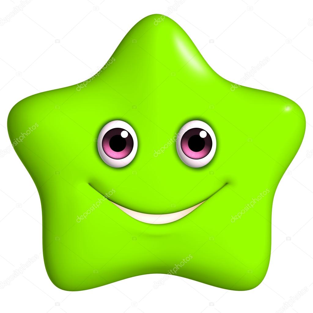 Green Stars Clip Art