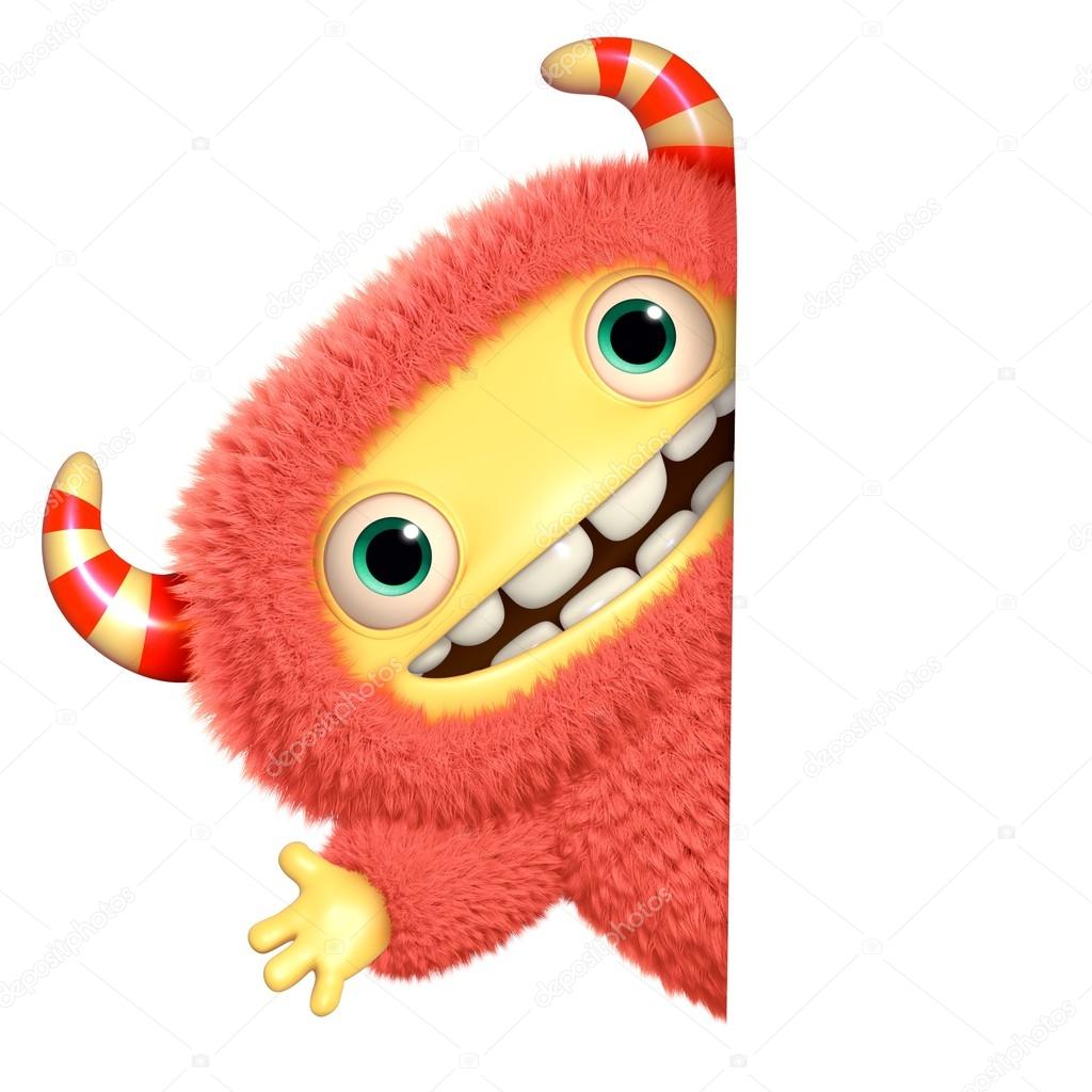 3d cartoon monster Stock Illustration by ©bertoszig #44981139