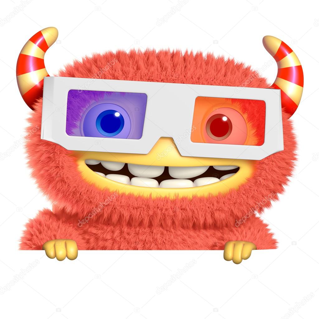3d cartoon monster Stock Illustration by ©bertoszig #44981141