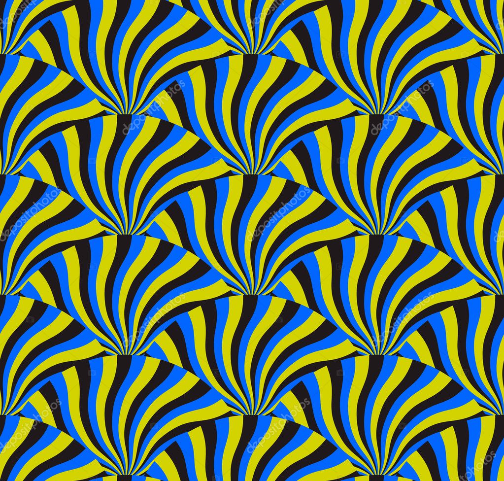 Optical Illusion Spin Cycle, Vector Pattern Abstract Background. — Stock Vector © euroshot #37426995