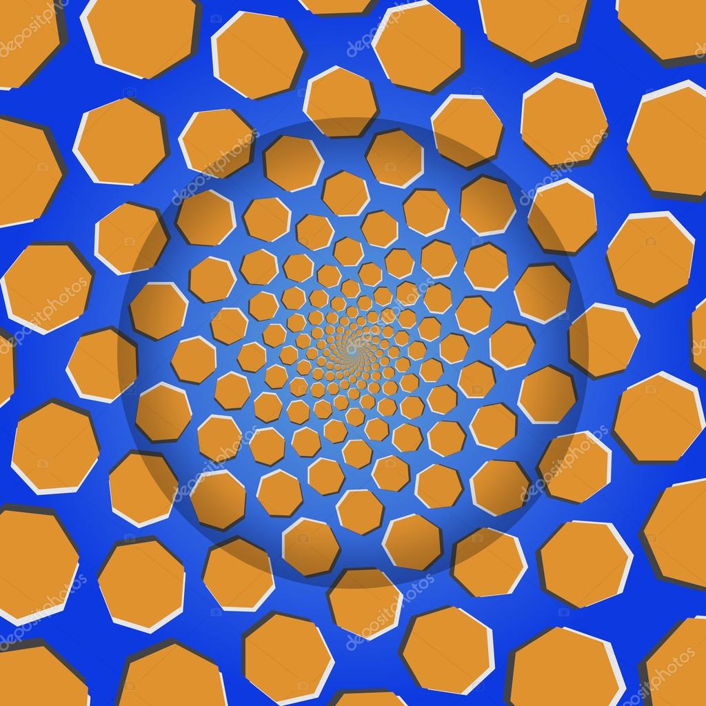 Rotating Heptagon, Optical Illusion Stock Vector Image by ©euroshot ...