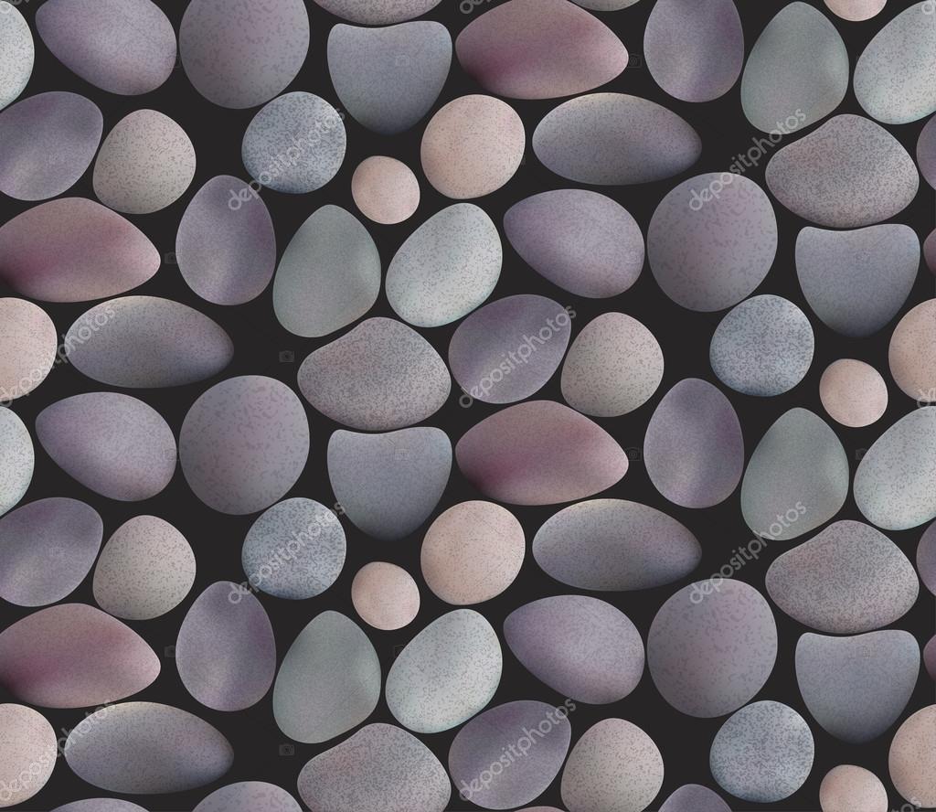 Sea River Pebbles Stock Vector by ©euroshot 38907827