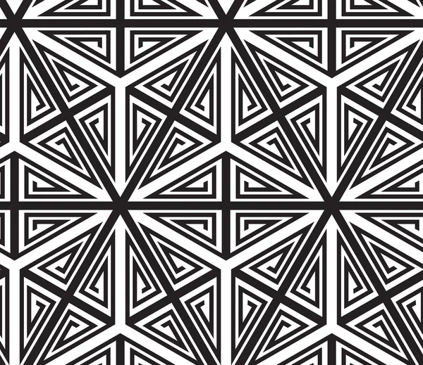 Black Triangle Contours White Background Image Repeated Hollow ...