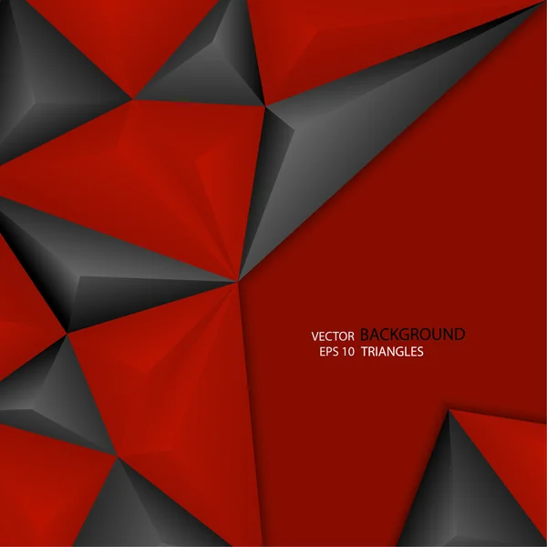 Triangulos rojo imágenes de stock de arte vectorial | Depositphotos