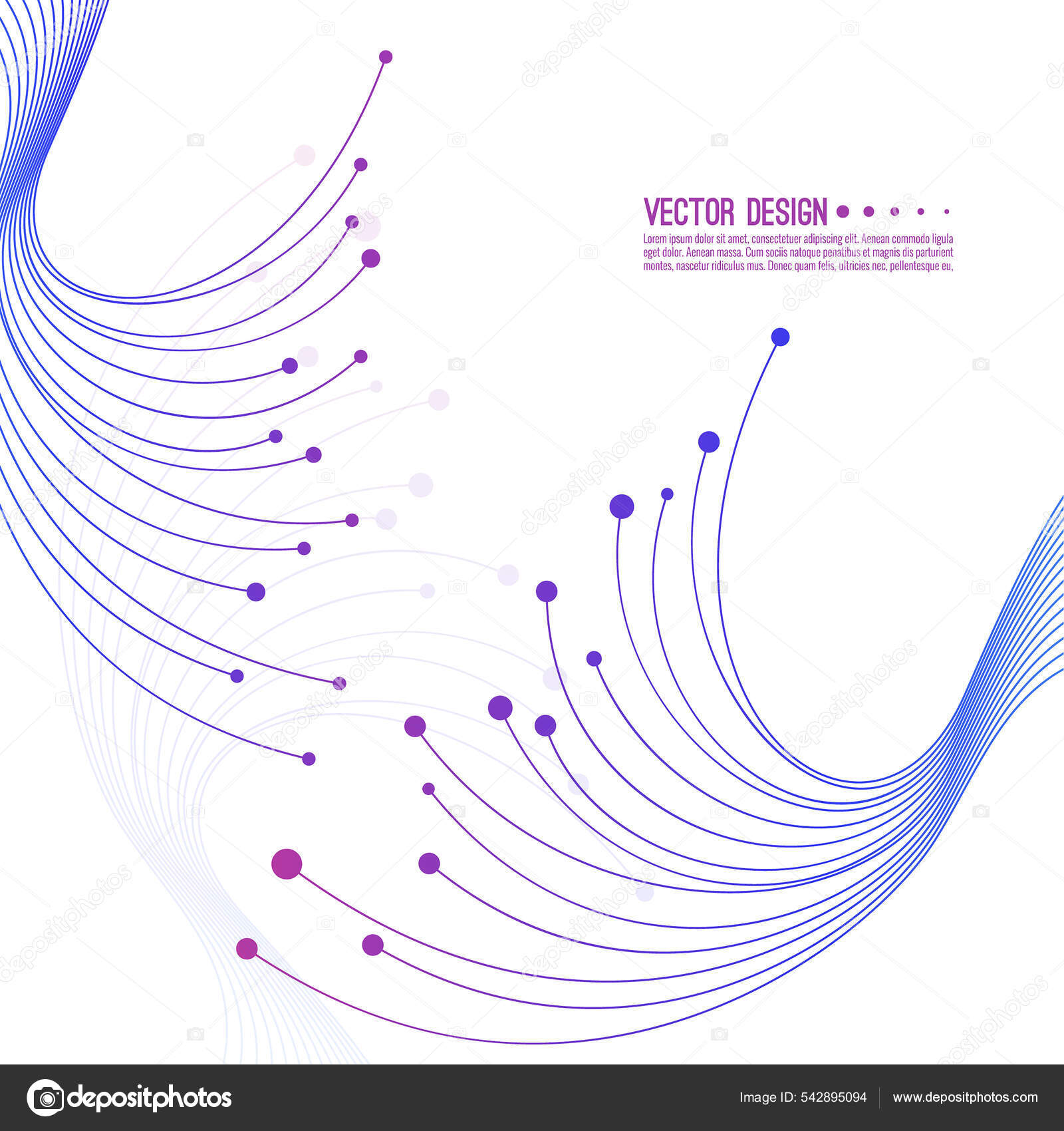 Abstract techno vector background Stock Vector by ©sumkinn 542895094