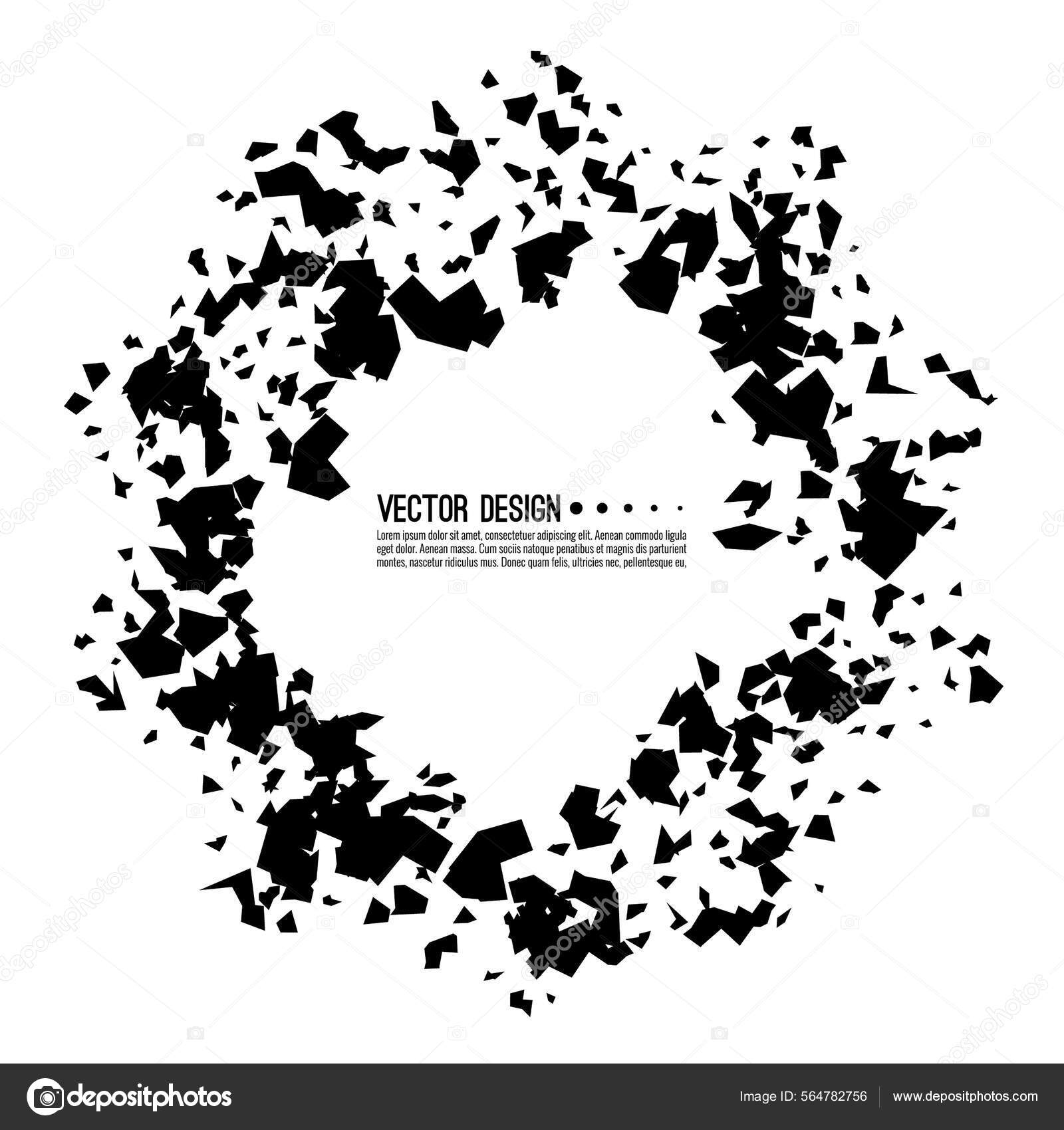 Explosive black banner. Stock Vector by ©sumkinn 564782756