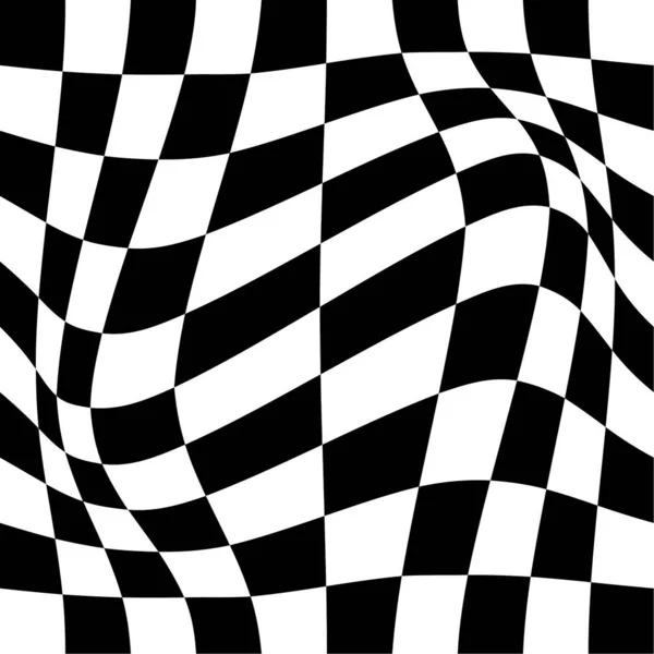 Distorted Deformed Grids Checkered Pattern Abstract Dynamical Warp ...