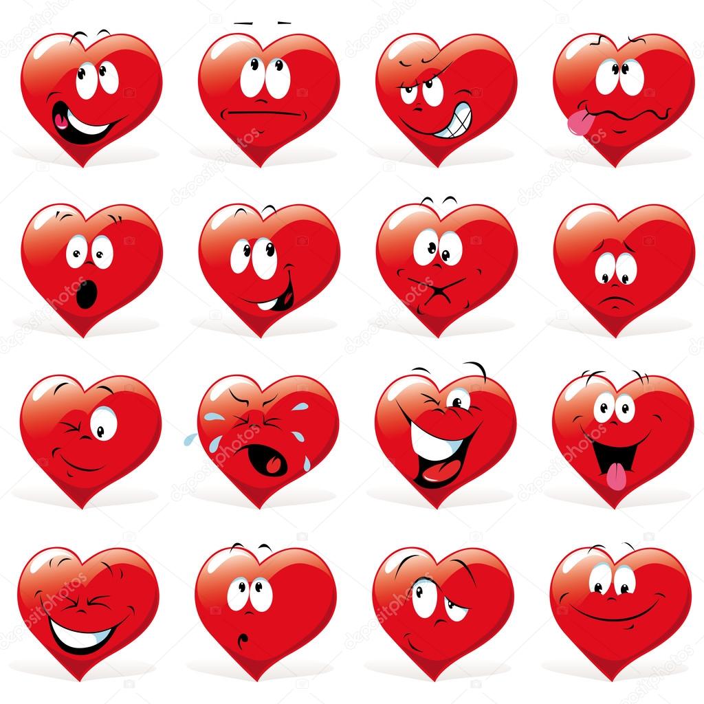 Corazones de dibujos animados 2022