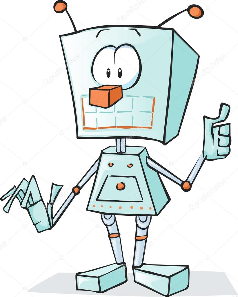 Robot cartoon - digiprof