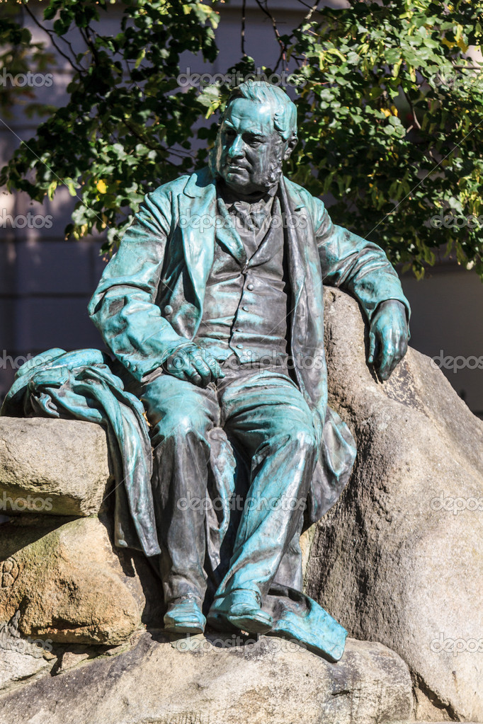 Adalbert Stifter Statue, Linz, Upper Austria Stock Photo by ©Bertl123 ...