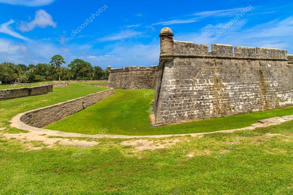 St. Augustine Fort, Castillo de San Marcos National Monument — Stock ...