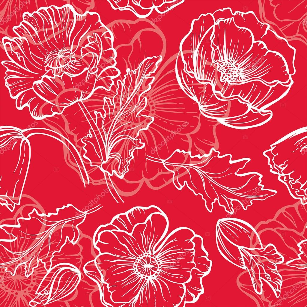 Vector Flower Pattern — Stock Vector © Freire #25350685