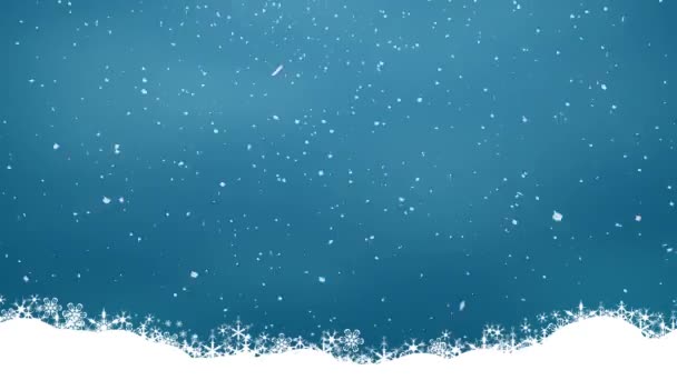 White snow falling on blue background Stock Vector Image by ©ivan ...