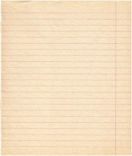 Old Lined Paper Scrap