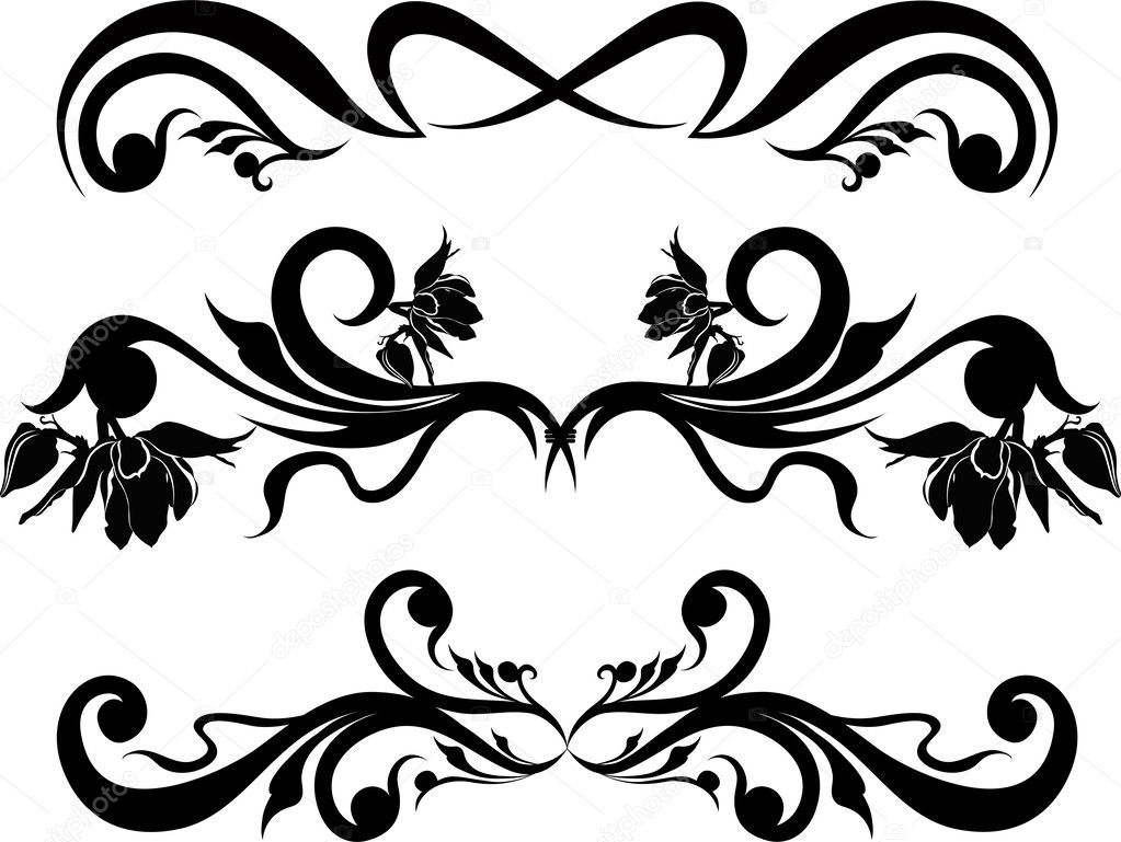 Elemento caligráfico Vector de stock por ©weter777 27512505