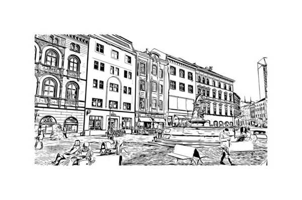 Grafika wektorowa Warszawa rysunek, Warszawa rysunek obrazy wektorowe ...