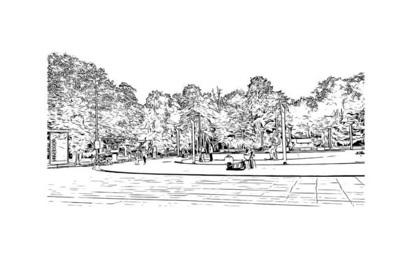 Park drawing Stock Photos, Royalty Free Park drawing Images | Depositphotos