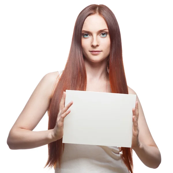 Girl holding a sign Stock Photos, Royalty Free Girl holding a sign ...