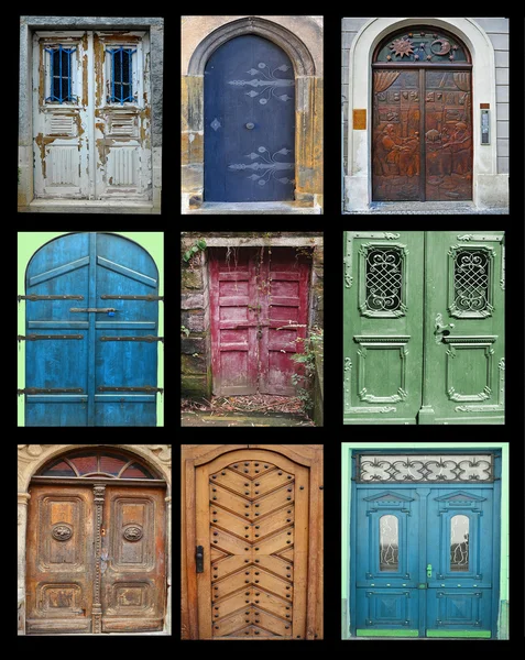 Collage of doors Stock Photos, Royalty Free Collage of doors Images ...