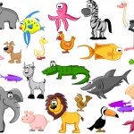 Animal set Stock Vector Image by ©nem44a #4791827