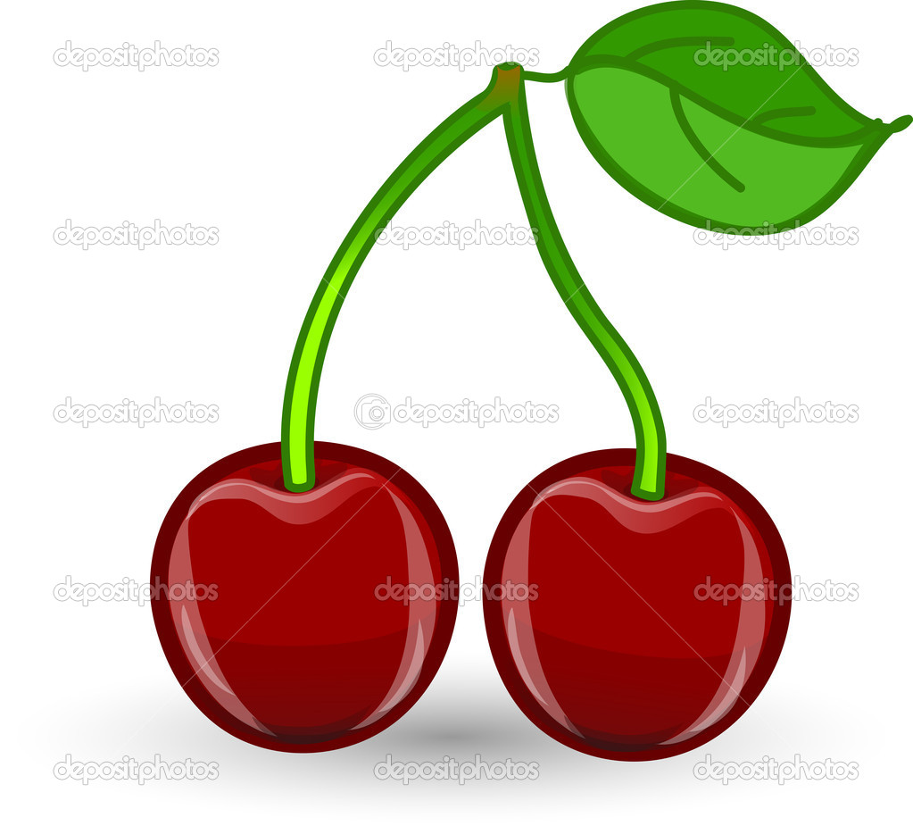 Imágenes: cereza animada | cereza de dibujos animados — Vector de stock ...