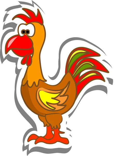 Cartoon vector rooster Stock Vector Image by ©virinaflora #20390699