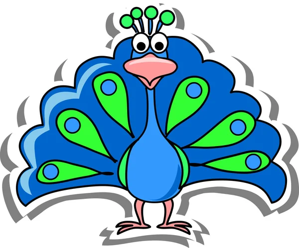Cartoon peacock Stock Vector Image by ©virinaflora #19810613