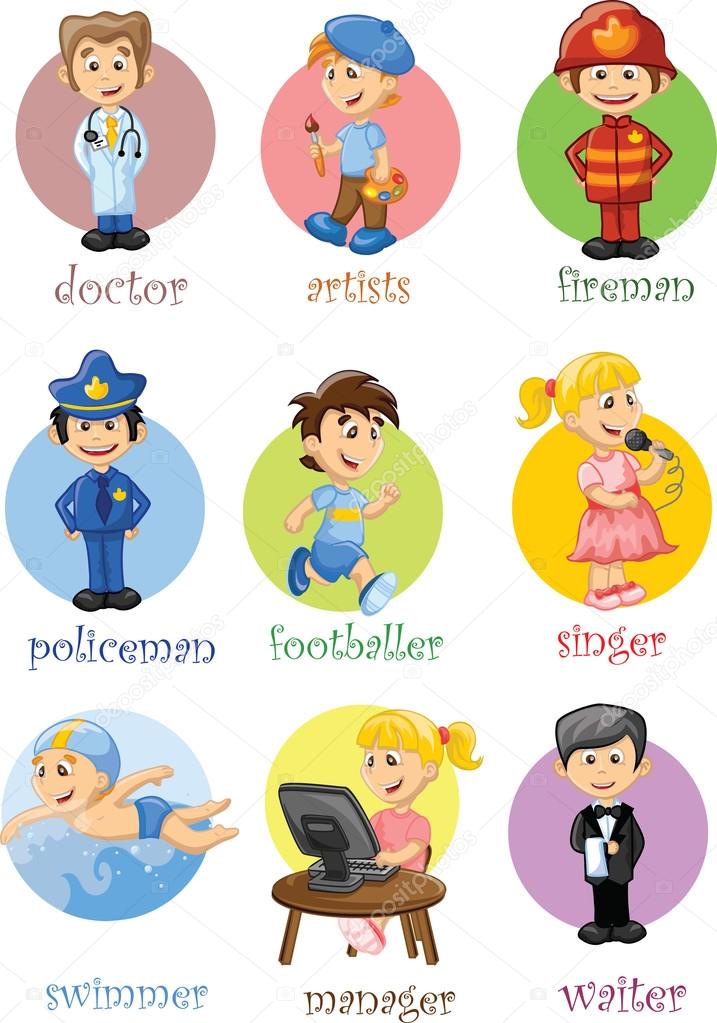 Different professions Stock Vector by ©virinaflora 23217264 Different professions Stock Vector by ©virinaflora 23217264