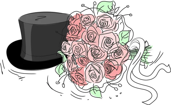 Ramo de novia imágenes de stock de arte vectorial | Depositphotos