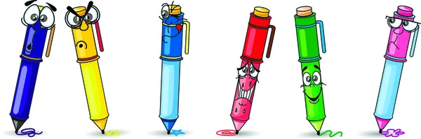 Cartoon pen Stock Vector Image by ©virinaflora #19810649