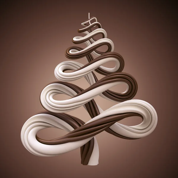 Christmas tree chocolate candy — Stock Photo © wacomka #31611049