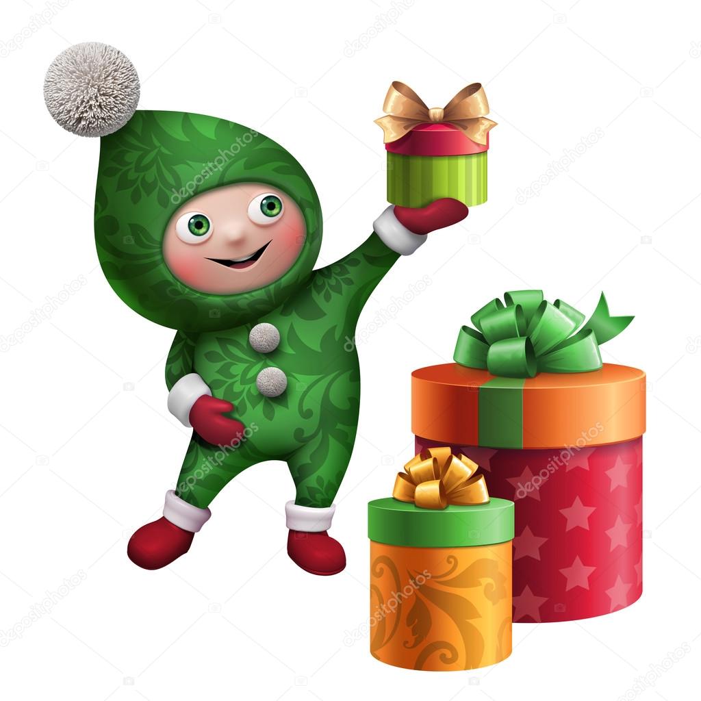Christmas Elf On The Shelf Clip Art