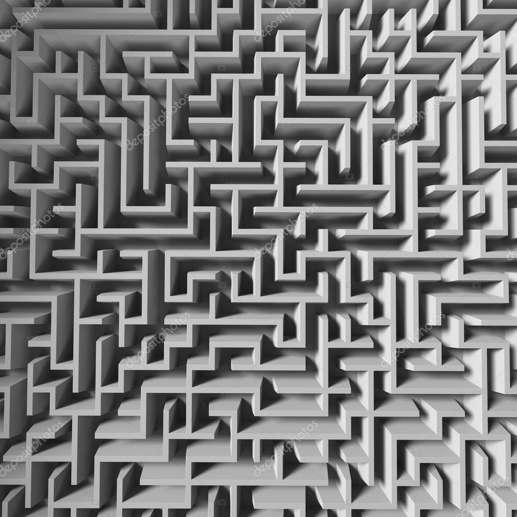 3d maze background — Stock Photo © wacomka #48471111