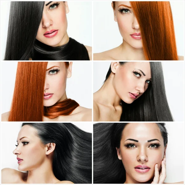 Hair collage — Stock Photo © valery121283 #23480371