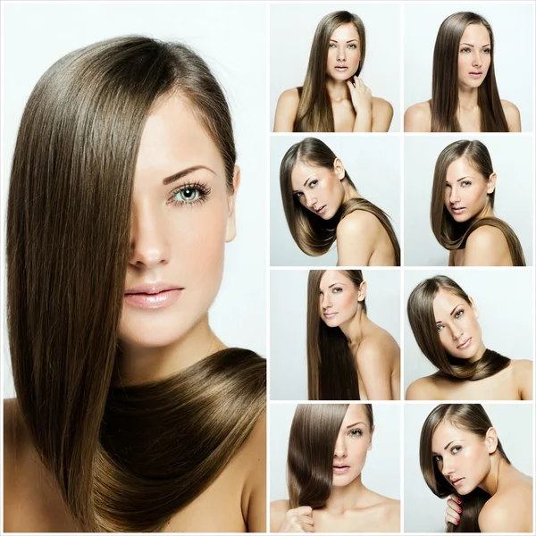 Fashion hairstyle collage Stock Photo by ©koji6aca 27207033