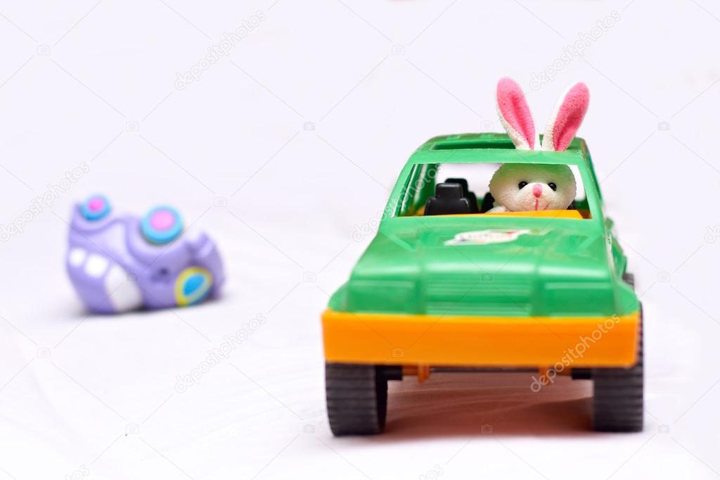 Toy car crash reproduction. crazy driver — Stock Photo © olesiabilkei ...