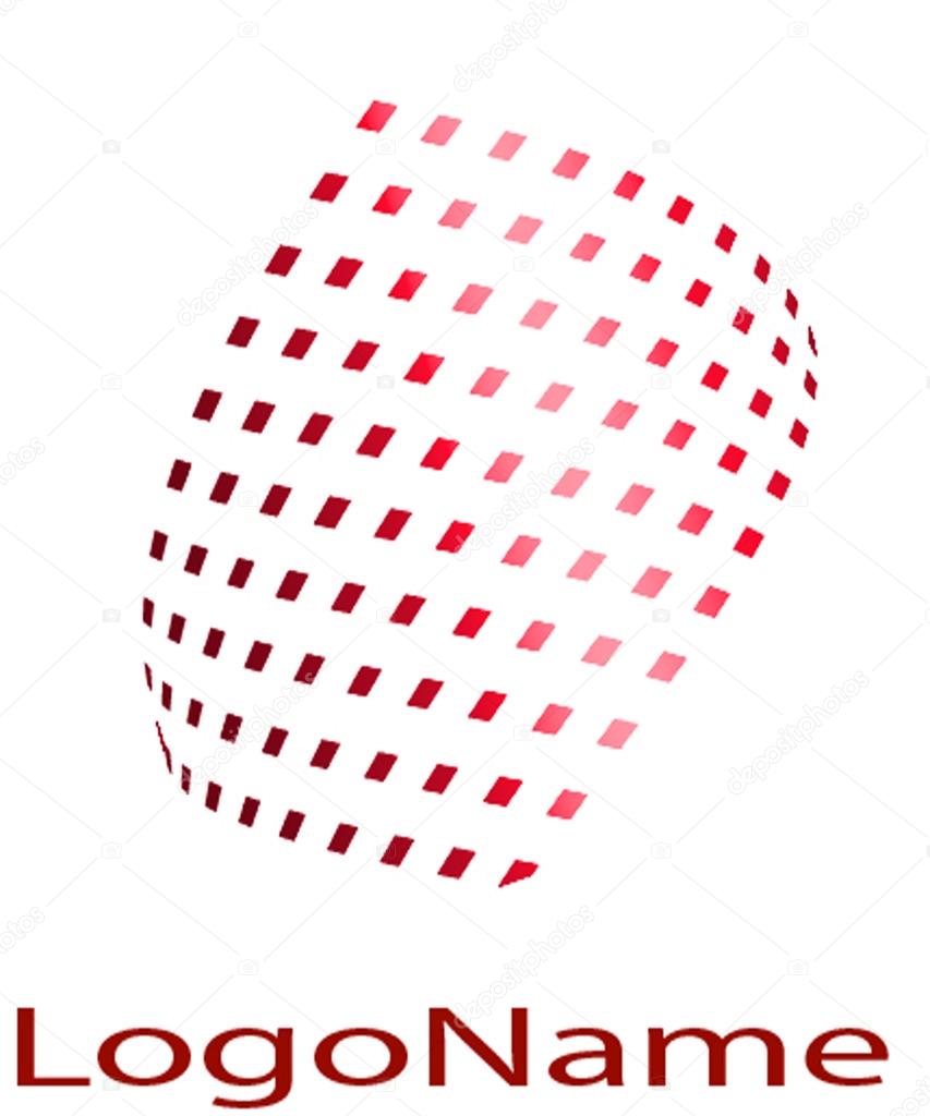 Red mesh logo Stock Vector Image by ©photografmts1 #13884509